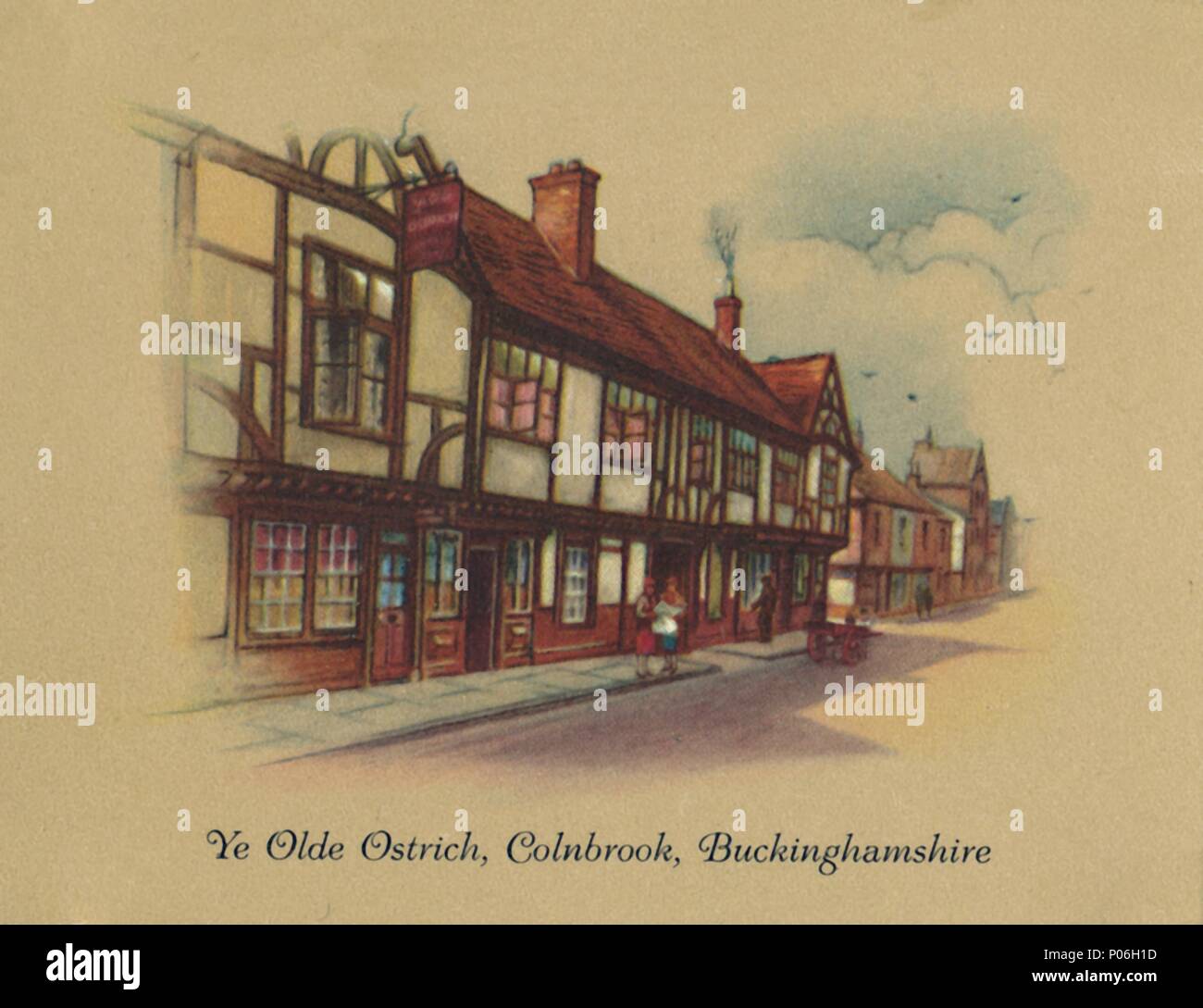'Ye Olde Ostrich Colnbrook, Buckinghamshire', 1939. Artist: Unknown ...