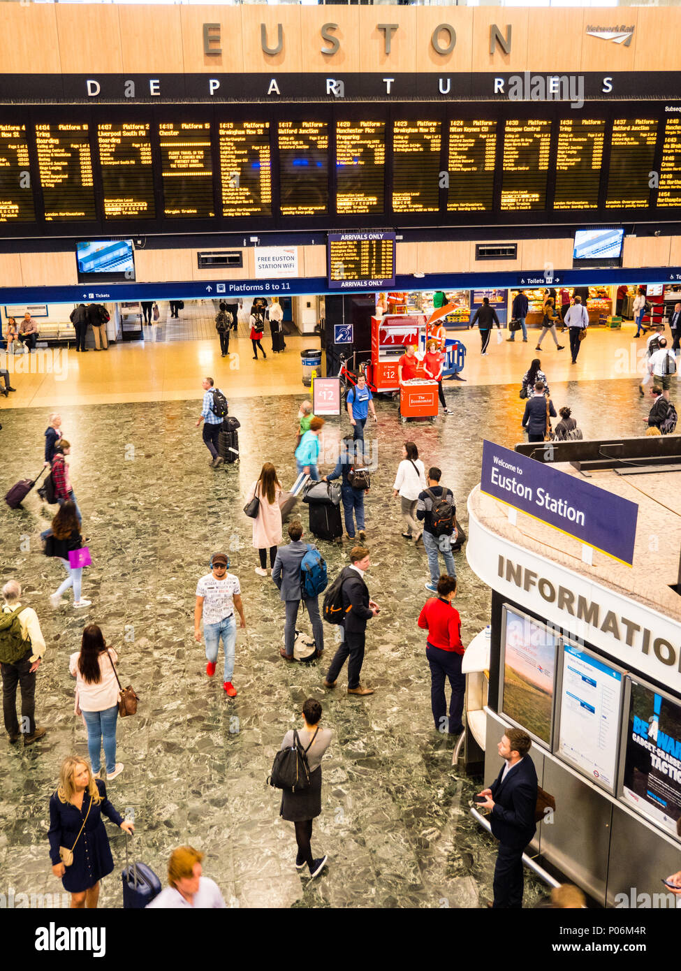 Euston Railway Station, Camden, London, UK, GB Stock Photo - Alamy