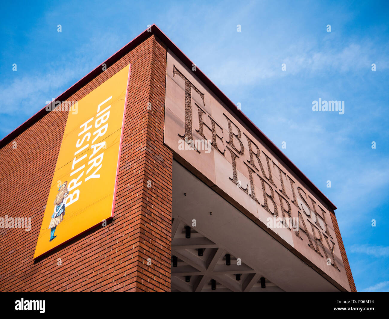 Entrance, The British Library the Worlds Largest National Library in ...