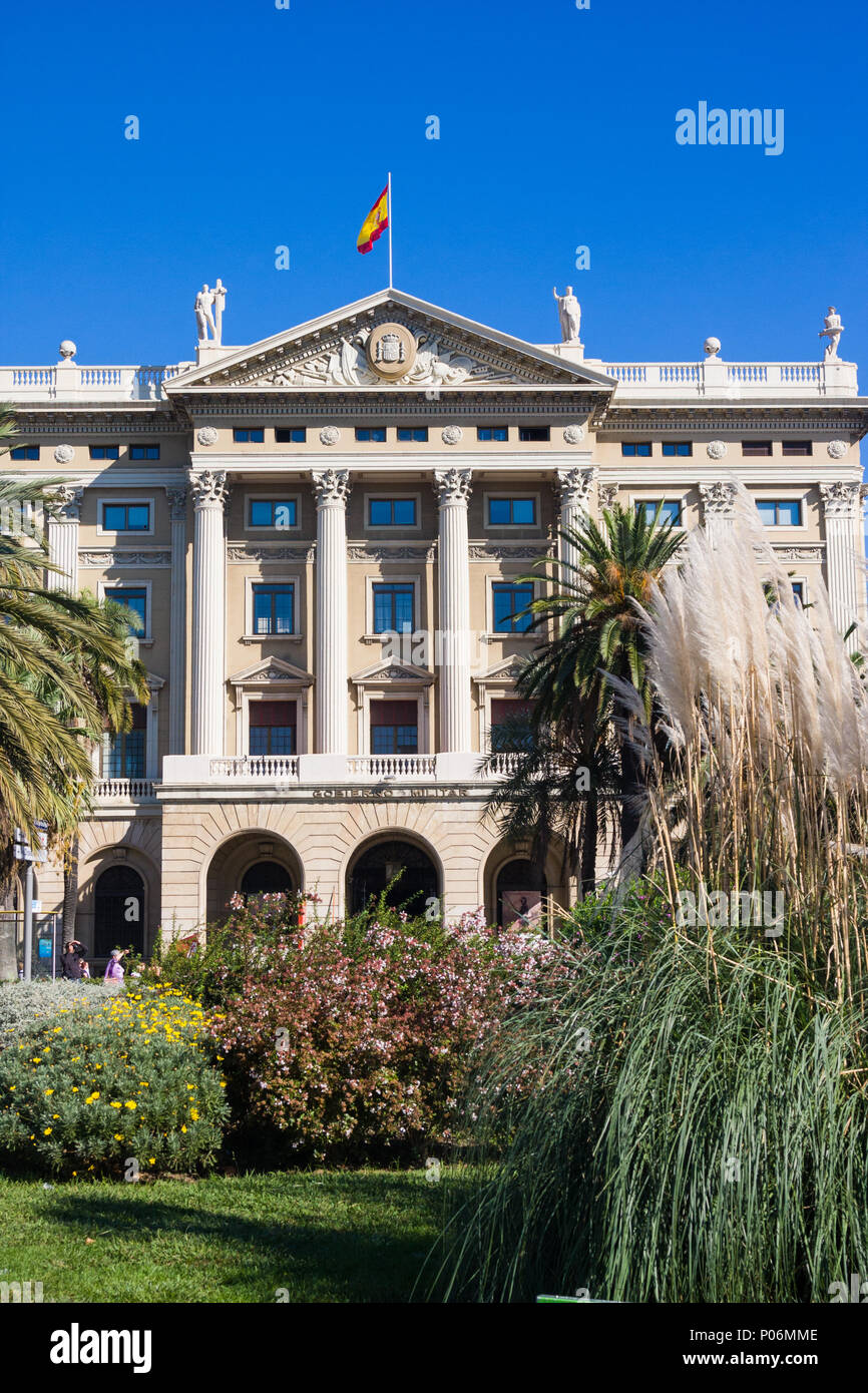 Military Government - Barcelona Spain / Building of the military ...
