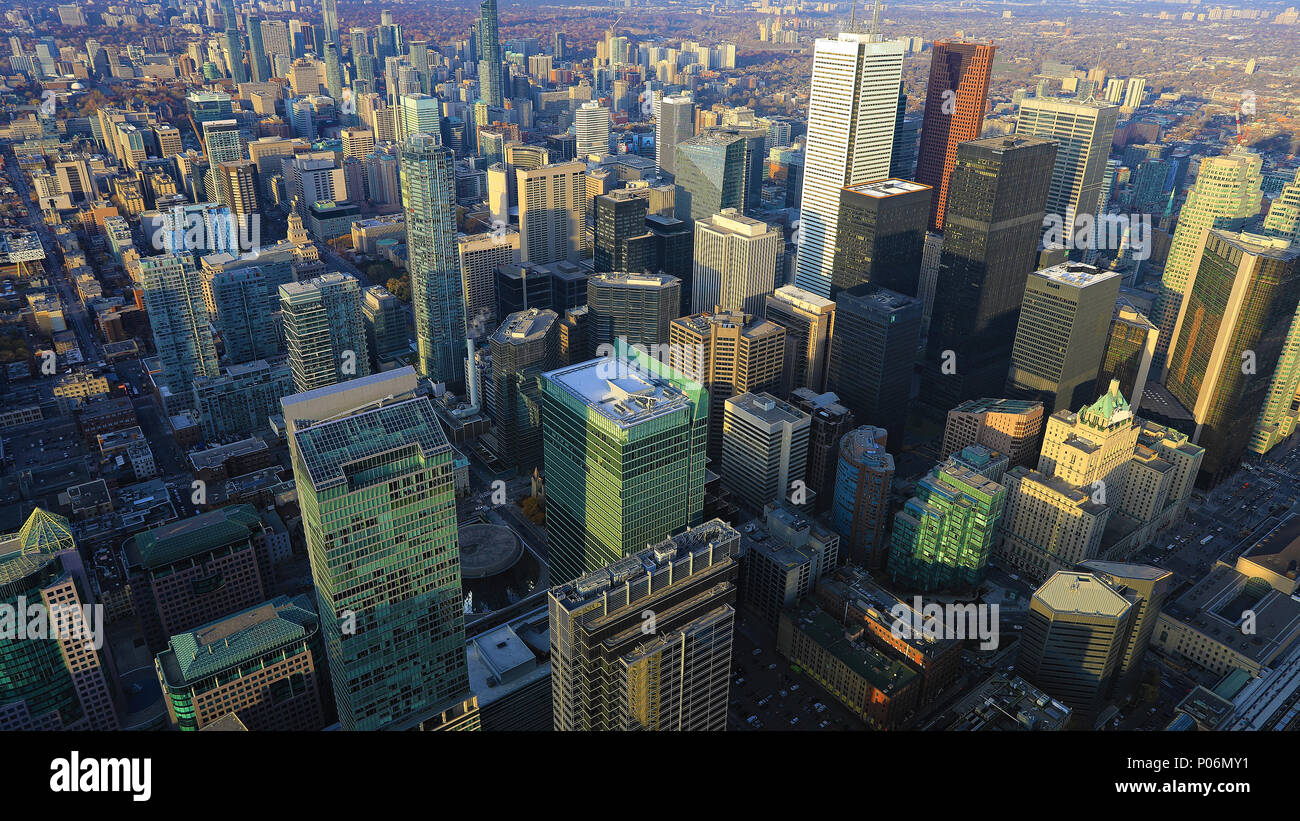 Aerial view of downtown toronto hi-res stock photography and images - Alamy
