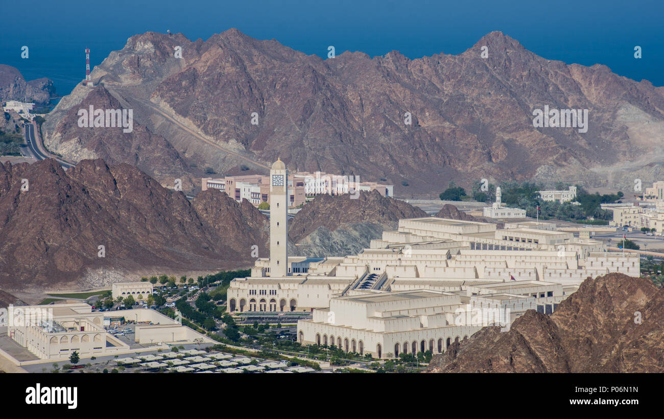 Oman parliament buildings Stock Photo - Alamy