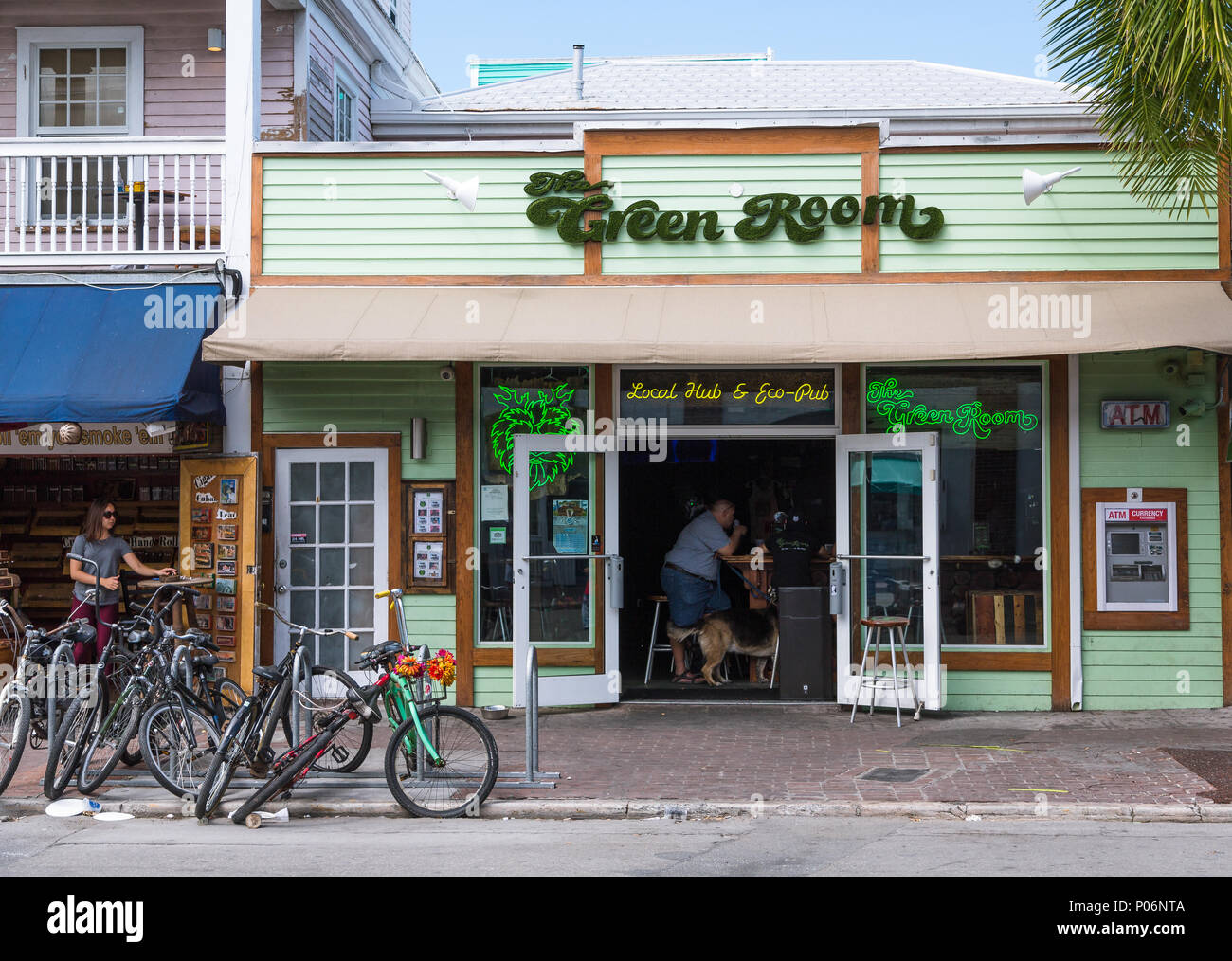 The Green Room in Key West Stock Photo - Alamy