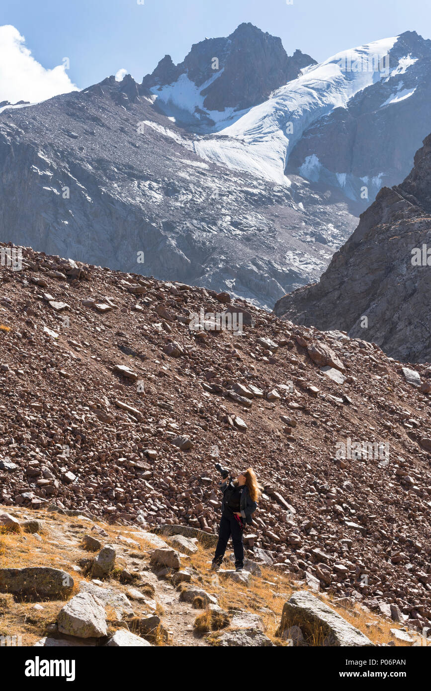View on Talgar Pass in Zaiyliskiy Alatau. Kazakhastan Stock Photo - Alamy