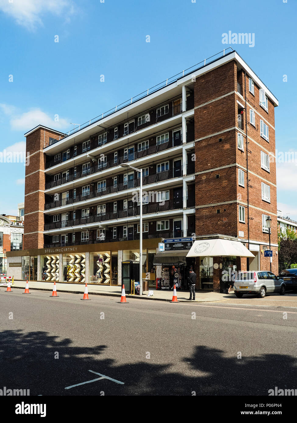 London Council Block Stock Photo - Alamy