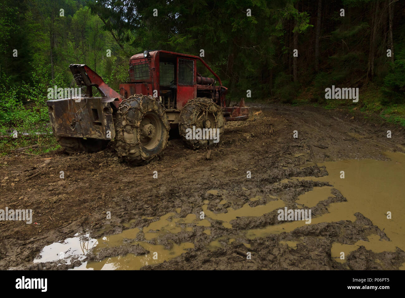 Bulldozer mud hi-res stock photography and images - Alamy