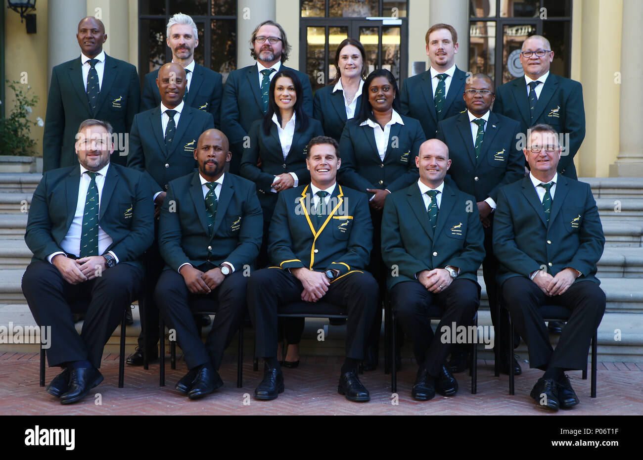 Johannesburg, South Africa. 8th June, 2018. South African Backroom ...