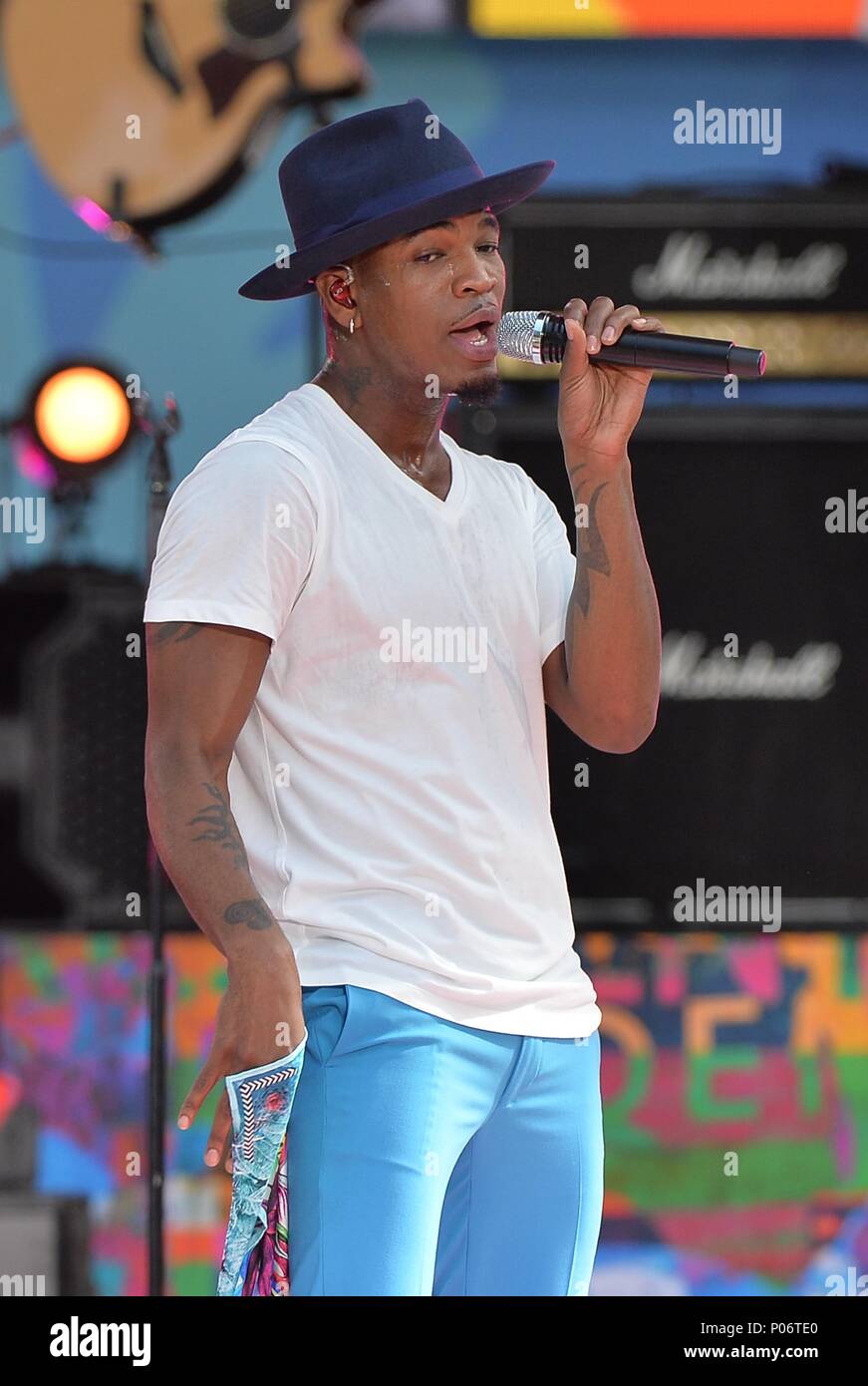 New York, NY, USA. 8th June, 2018. Ne-Yo on stage for Good Morning ...