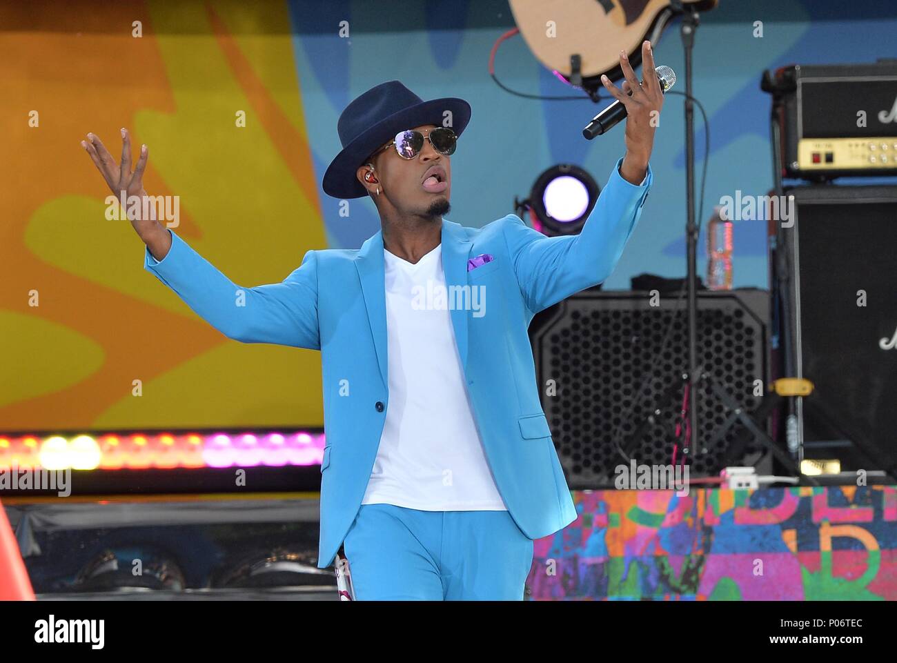New York, NY, USA. 8th June, 2018. Ne-Yo on stage for Good Morning ...