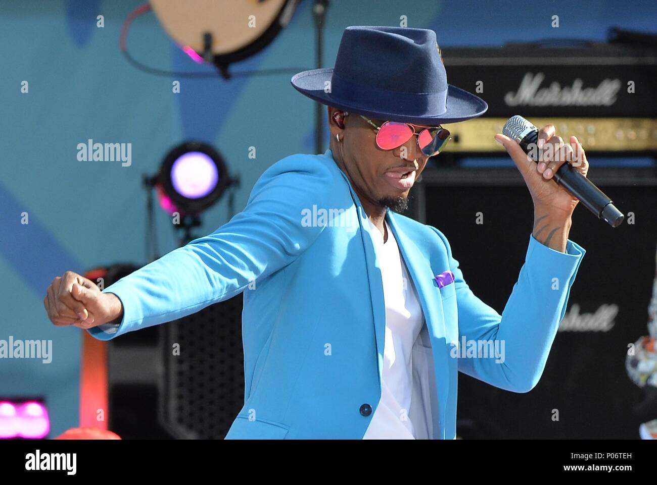 New York, NY, USA. 8th June, 2018. Ne-Yo on stage for Good Morning ...