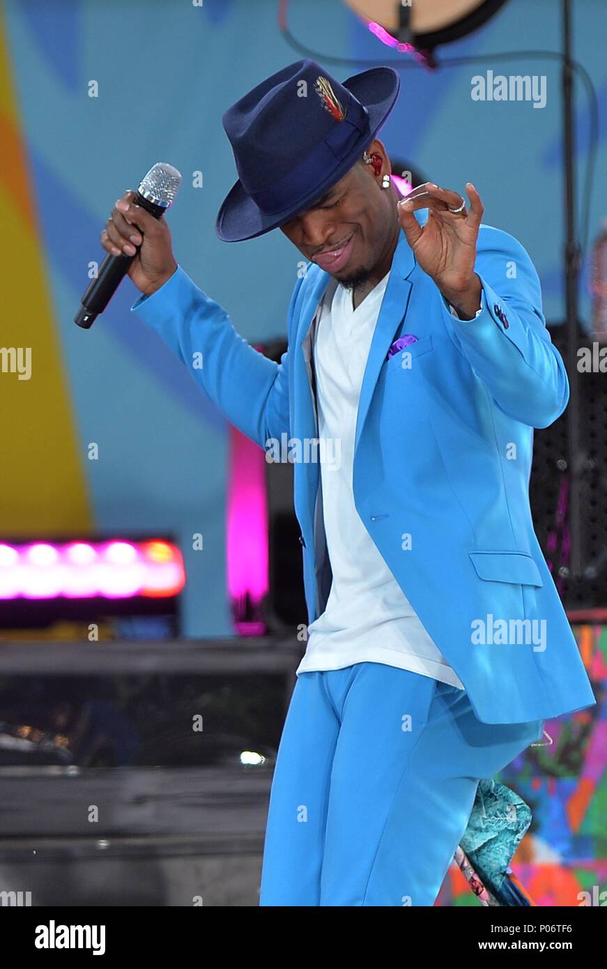 New York, NY, USA. 8th June, 2018. Ne-Yo on stage for Good Morning ...