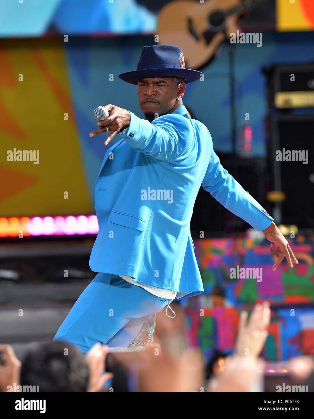New York, NY, USA. 8th June, 2018. Ne-Yo on stage for Good Morning ...