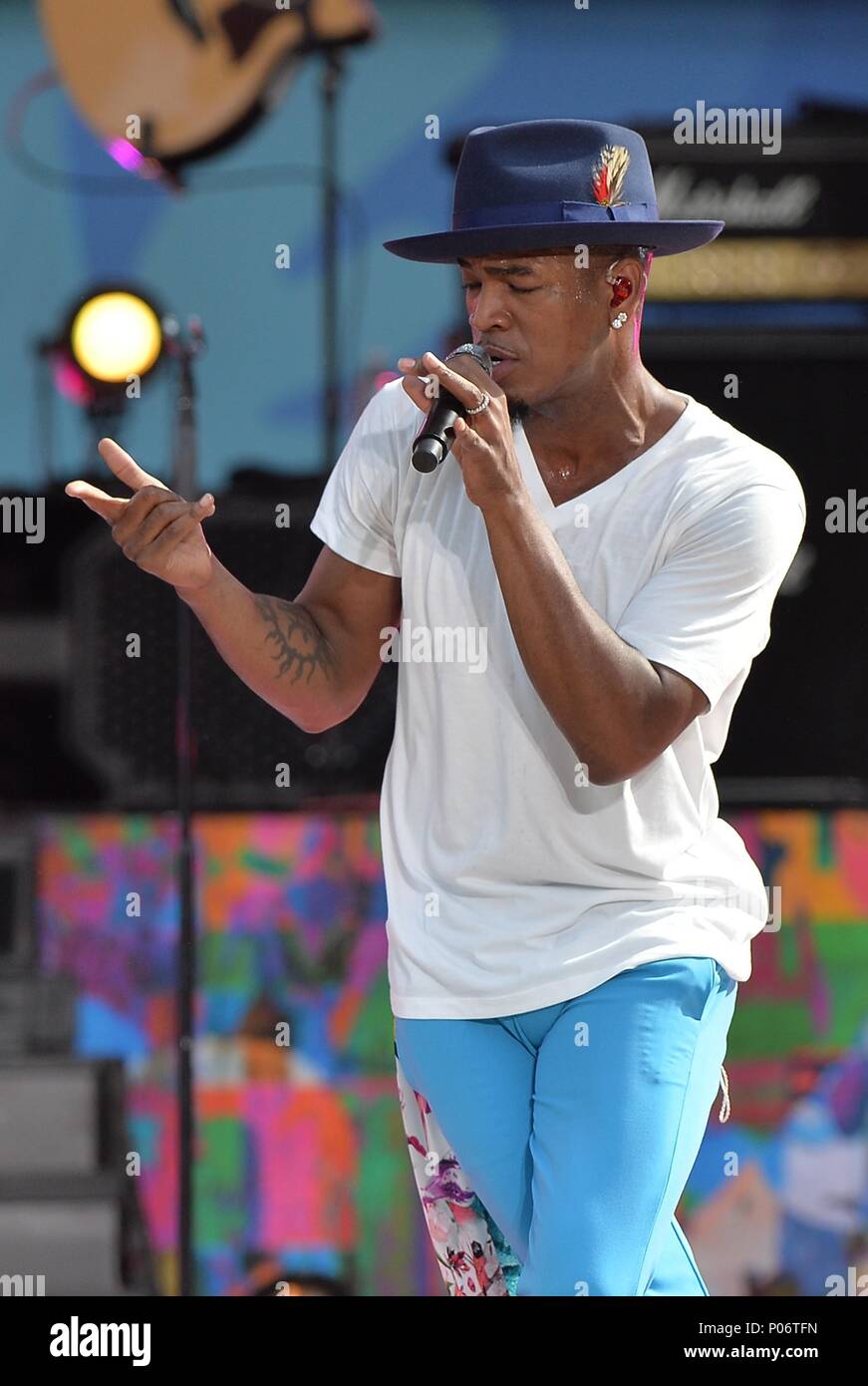 New York, NY, USA. 8th June, 2018. Ne-Yo on stage for Good Morning ...