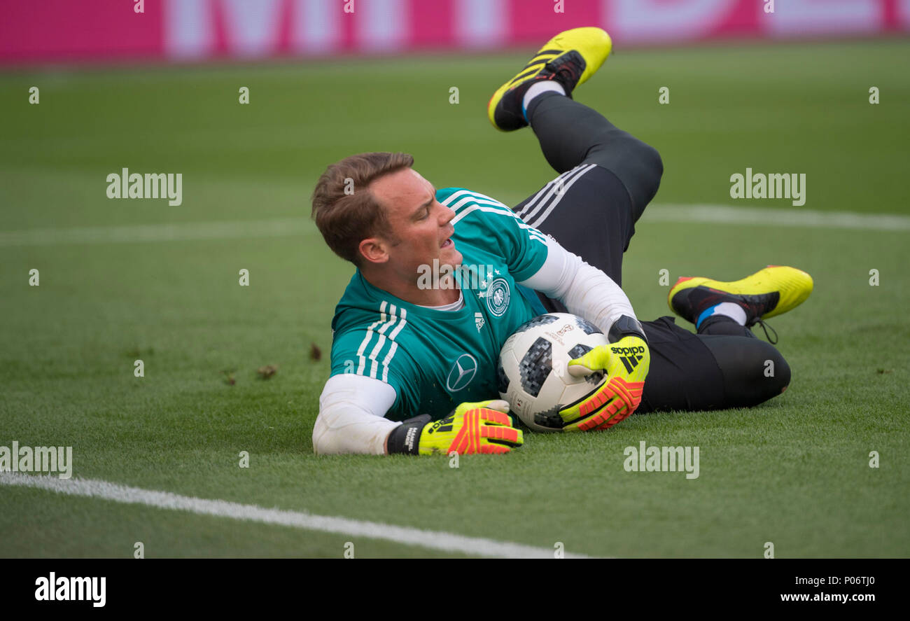 08 June 2018, Germany, Leverkusen: Football international friendly ...