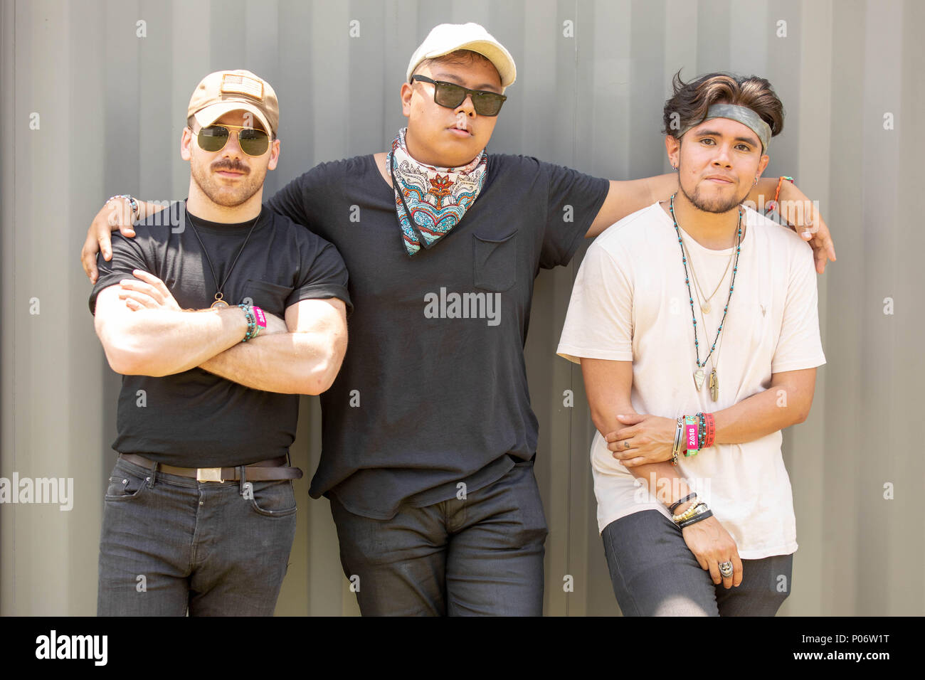 Manchester, Tennessee, USA. 8th June, 2018. ZACH HANNAH, DAVID LABUGUEN ...