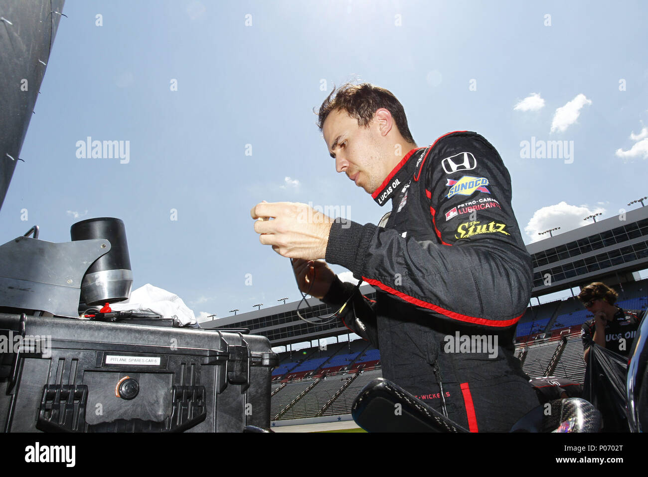 Fort Worth, Texas, USA. 8th June, 2018. ROBERT WICKENS (6) of Canada ...