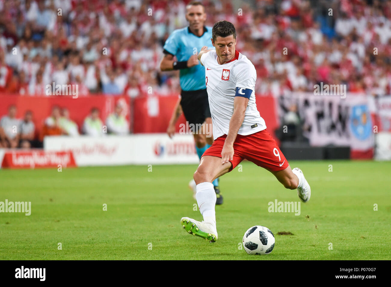 Poznan, Poland. 8th June, 2018. International Football friendly match ...