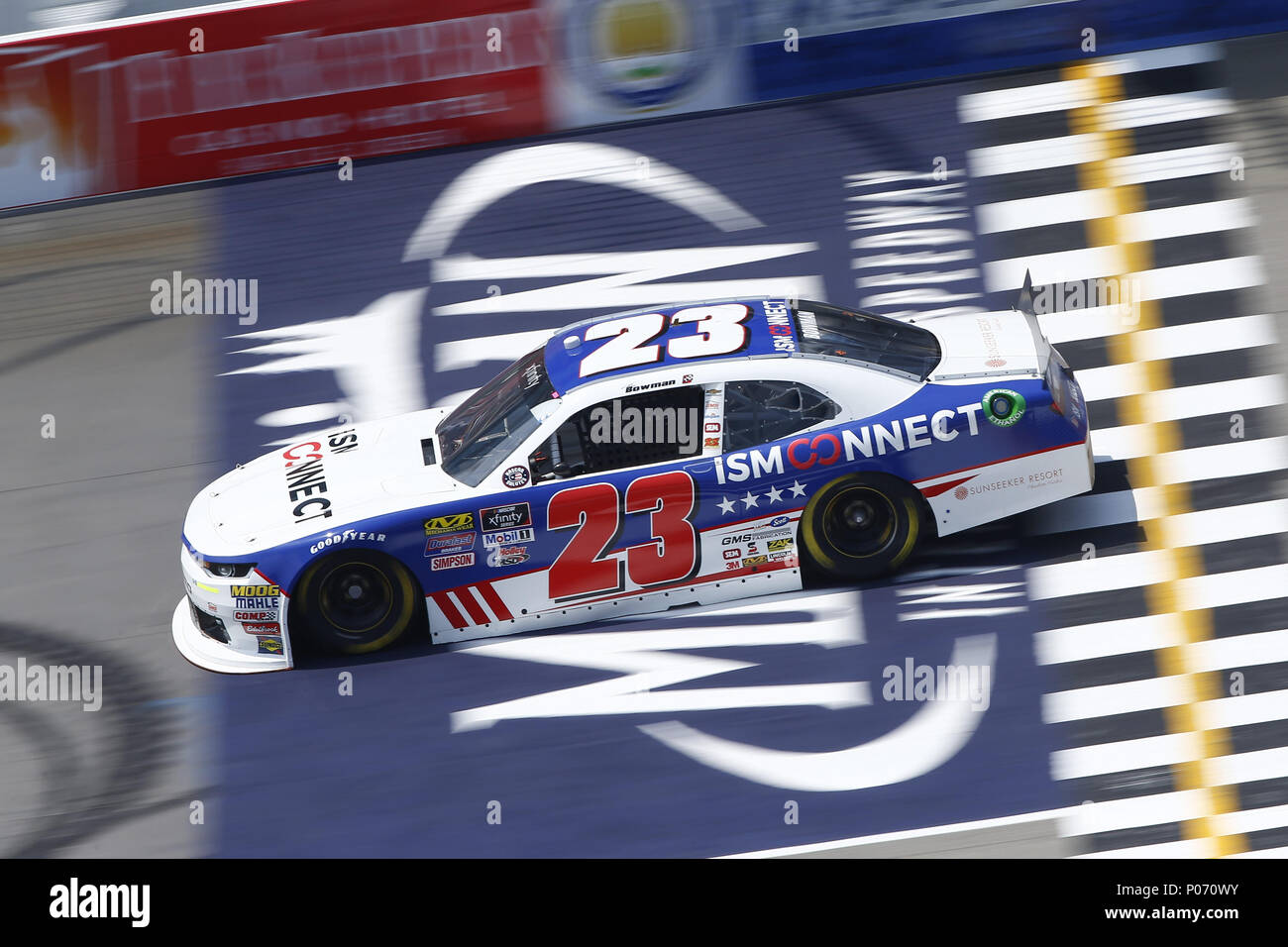 Alex Bowman Car On Track