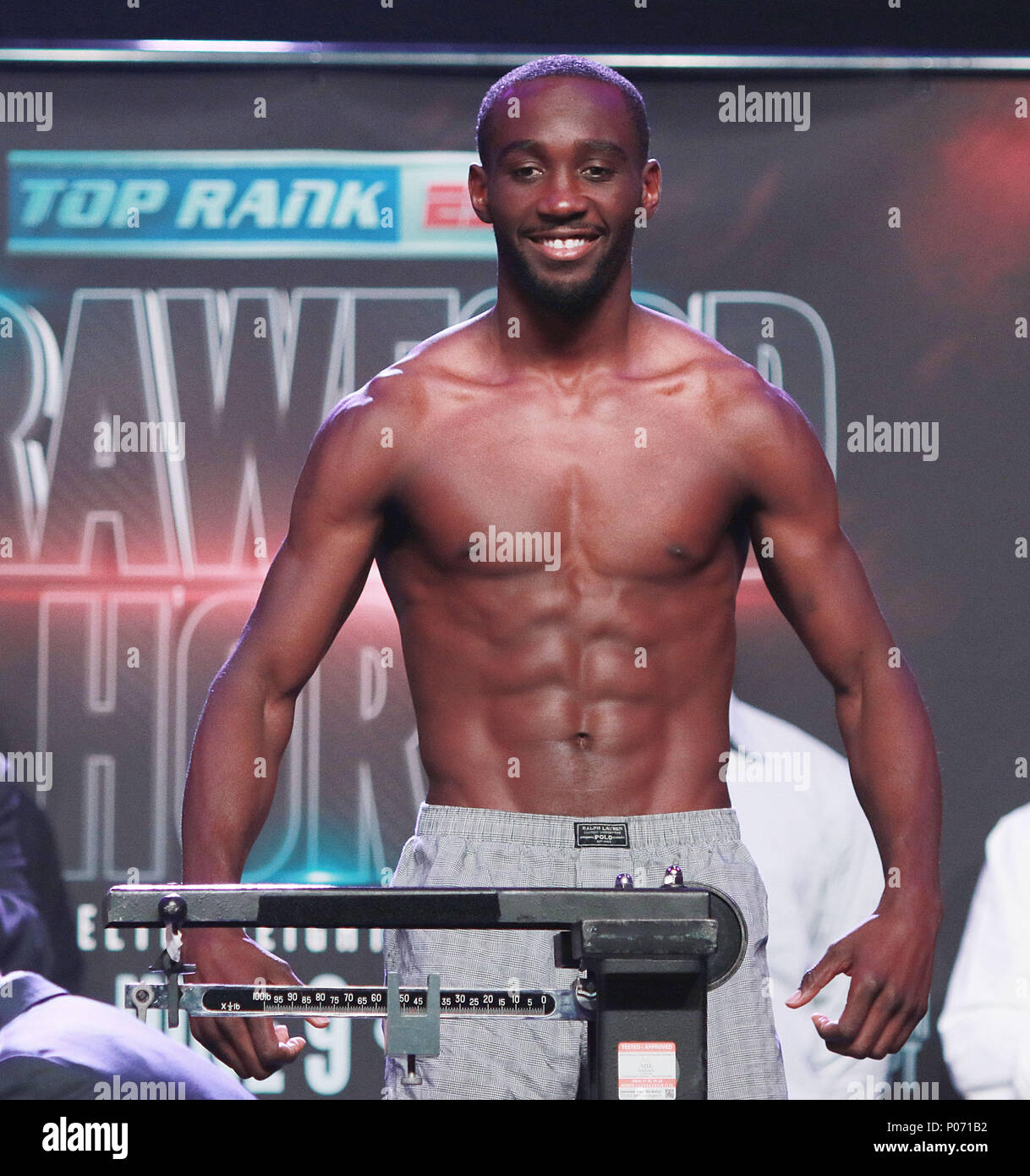 Las Vegas, Nevada, USA. 8th June, 2018. Undisputed junior welterweight ...