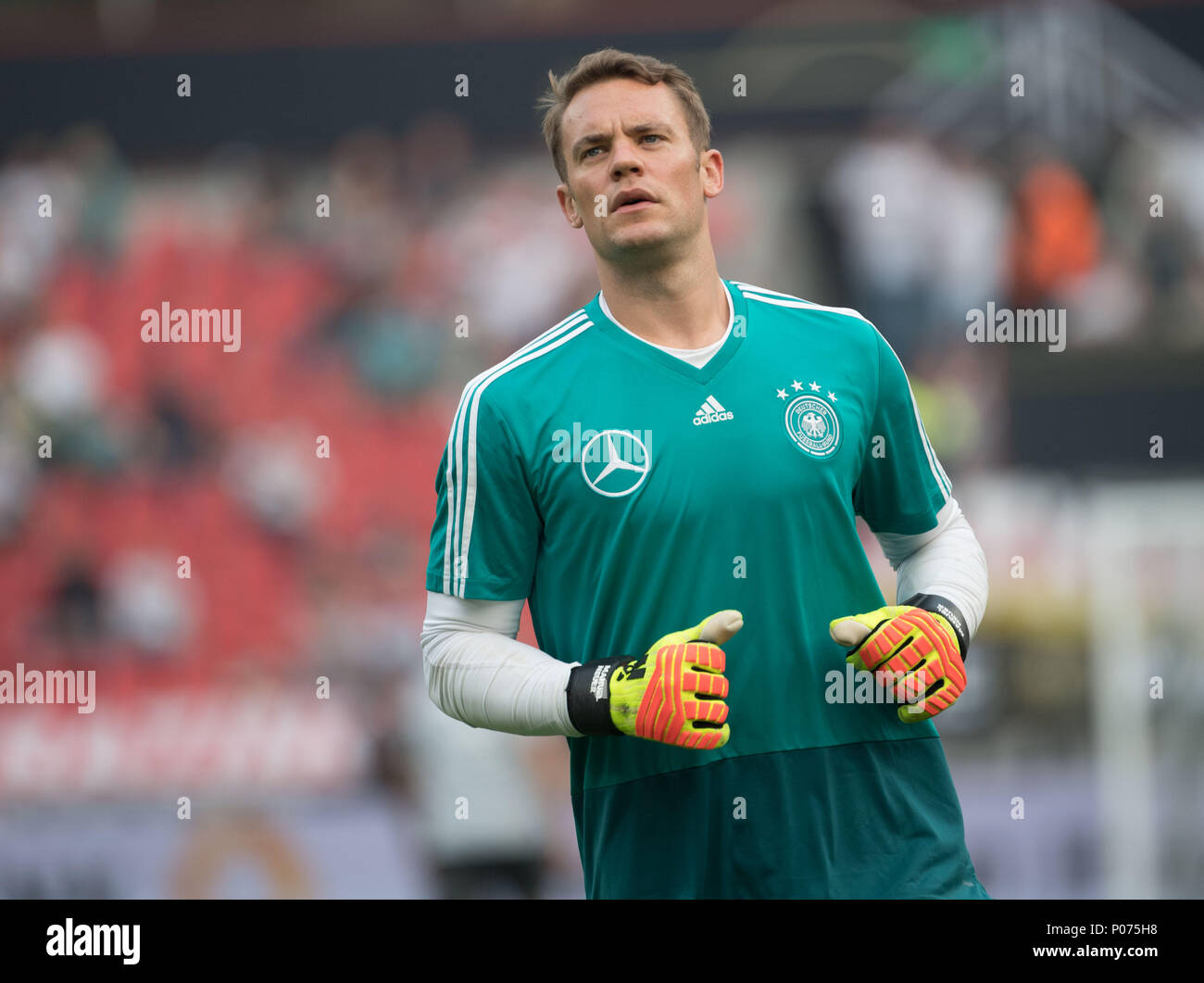 08 June 2018, Germany, Leverkusen: Soccer, international, Germany vs ...