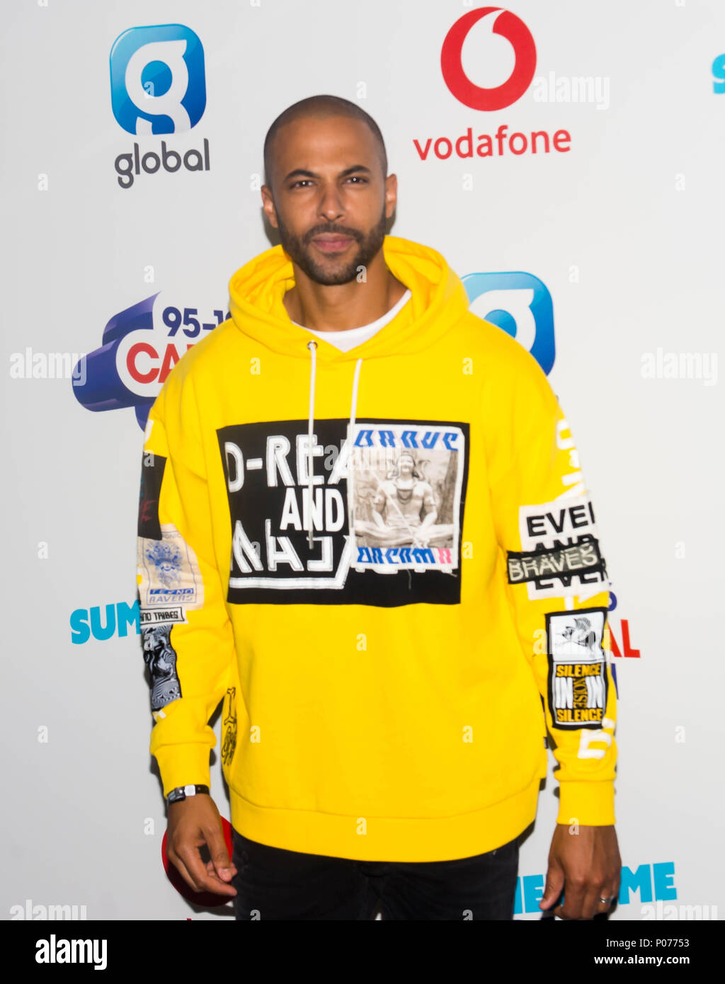 Wembley, United Kingdom. 9th June 2018. Marvin Humes at Capital’s ...