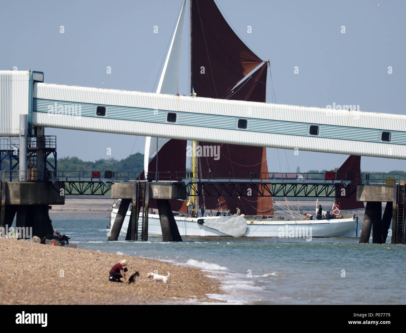 Ferry barge sailing hi-res stock photography and images - Alamy