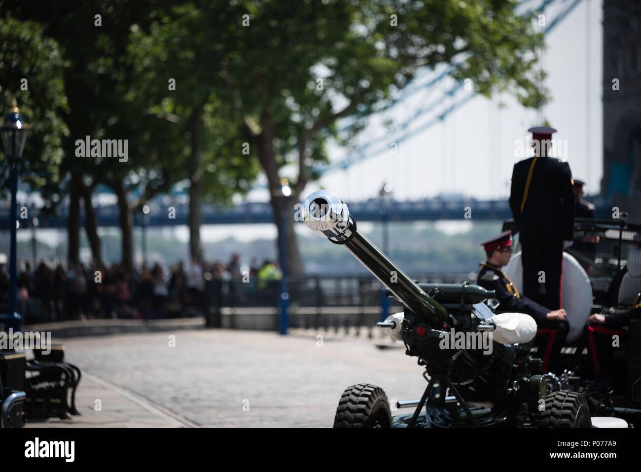Gun Salute at Tower of London. These special commemorative firings take ...