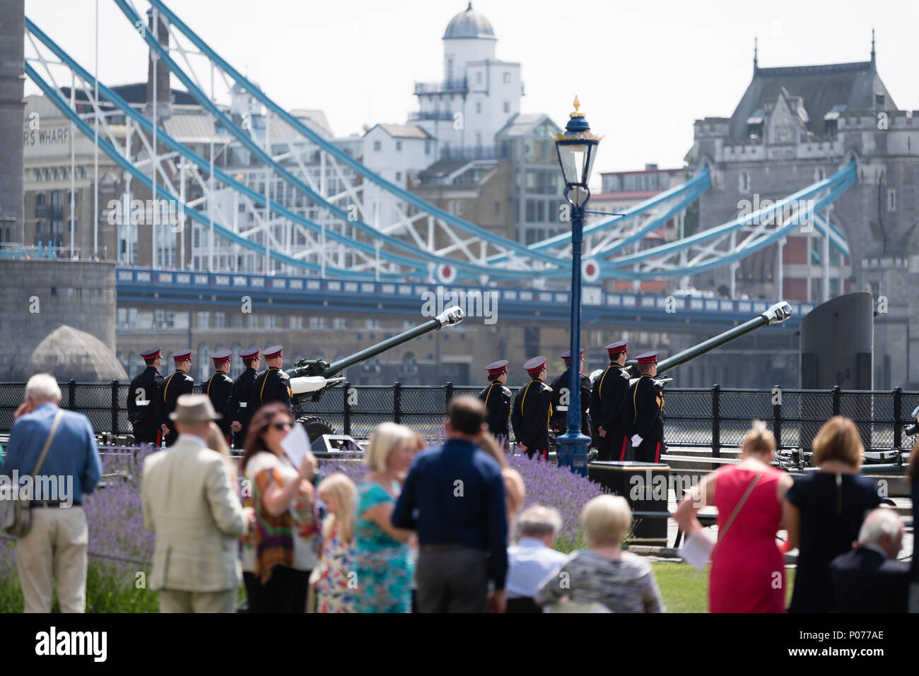 Gun Salute at Tower of London. These special commemorative firings take ...