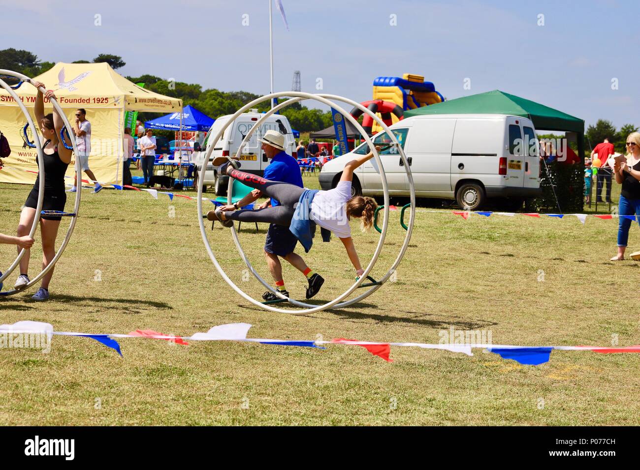 Ipswich, Suffolk, 9 June 2018. UK Weather: Hot bright and sunny for the ...