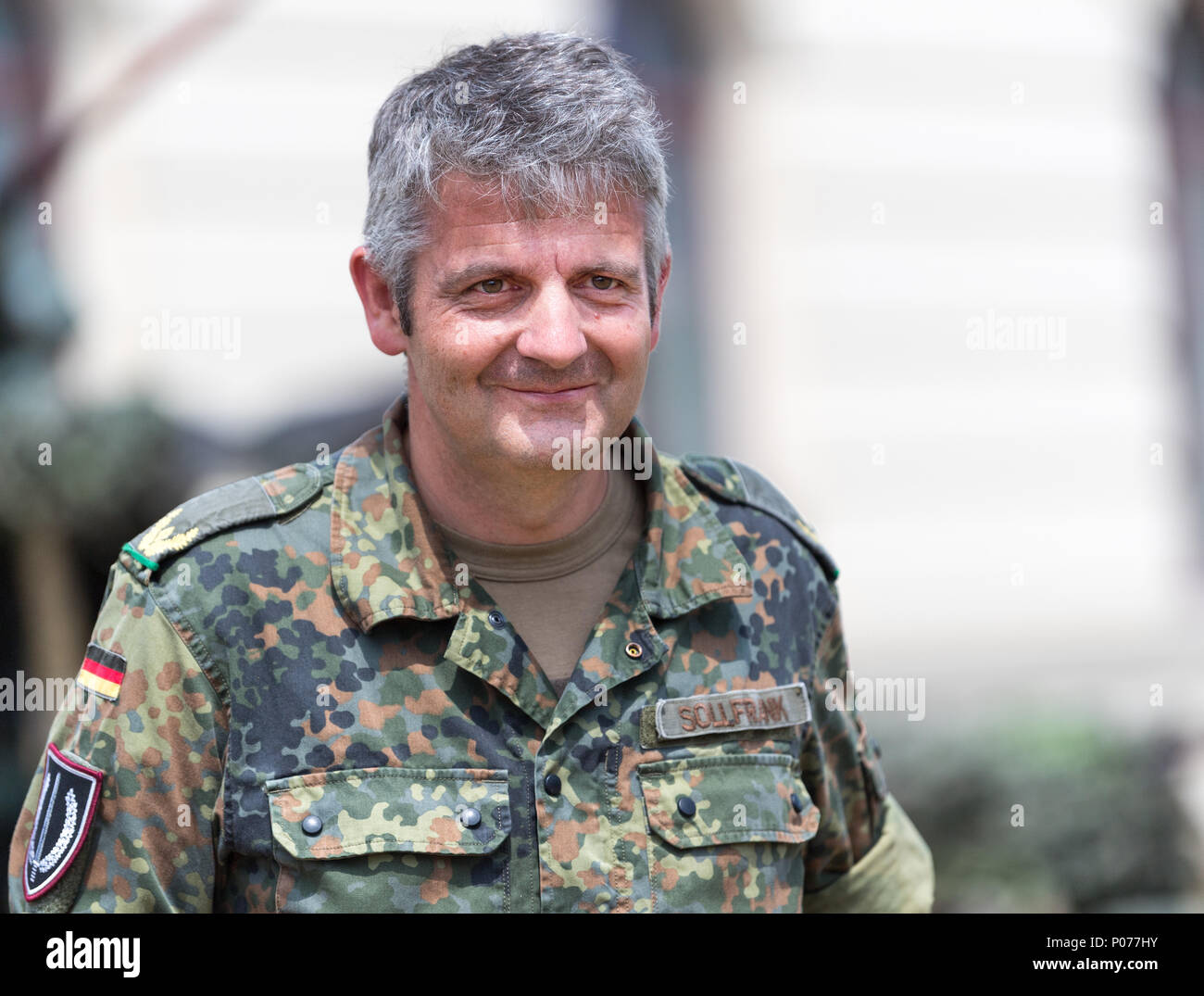 Germany, Dresden, Germany, Dresden, 09 June 2018, Brigardier general ...