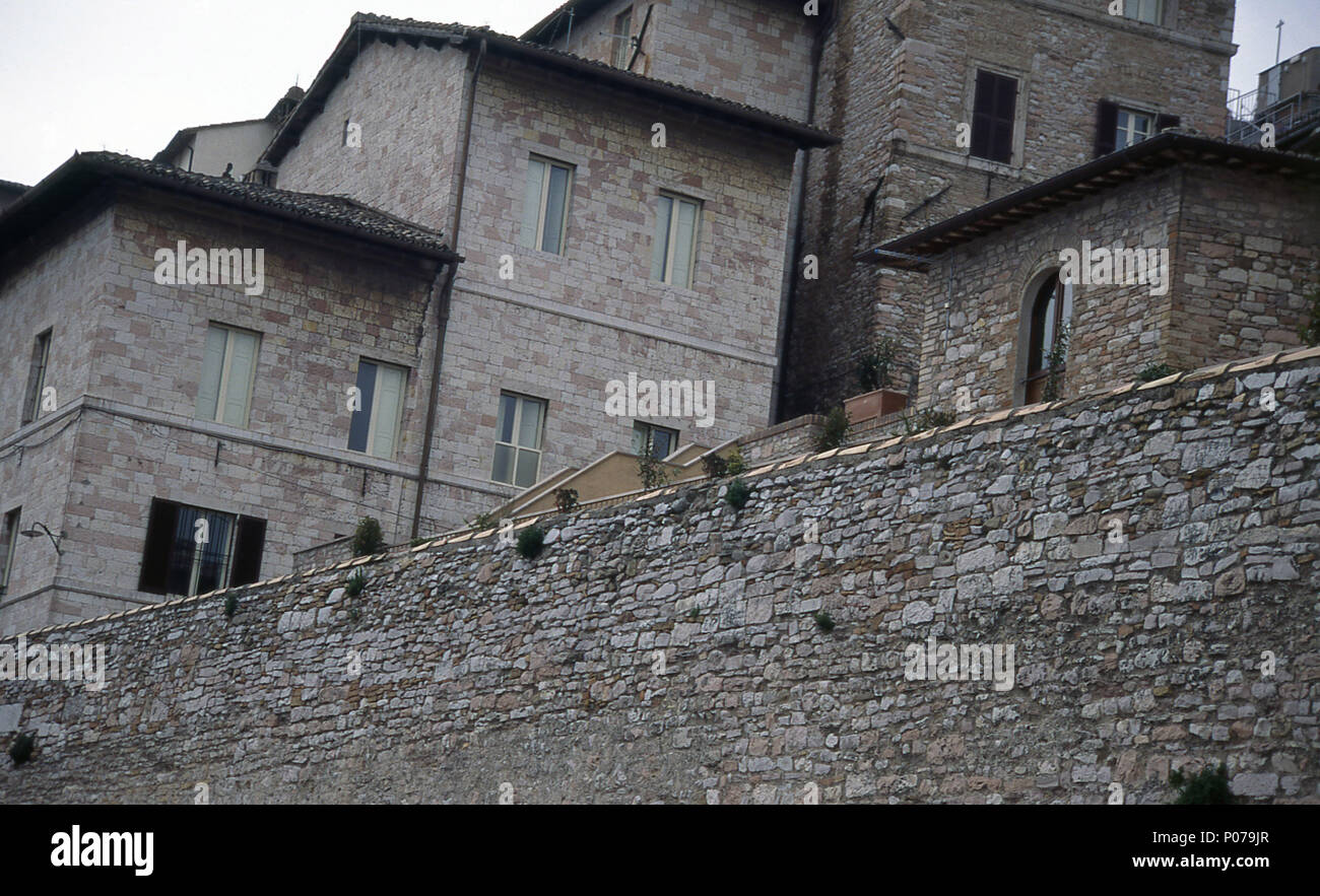 Houses, housing, Assisi, Italy, 1996 Stock Photo - Alamy