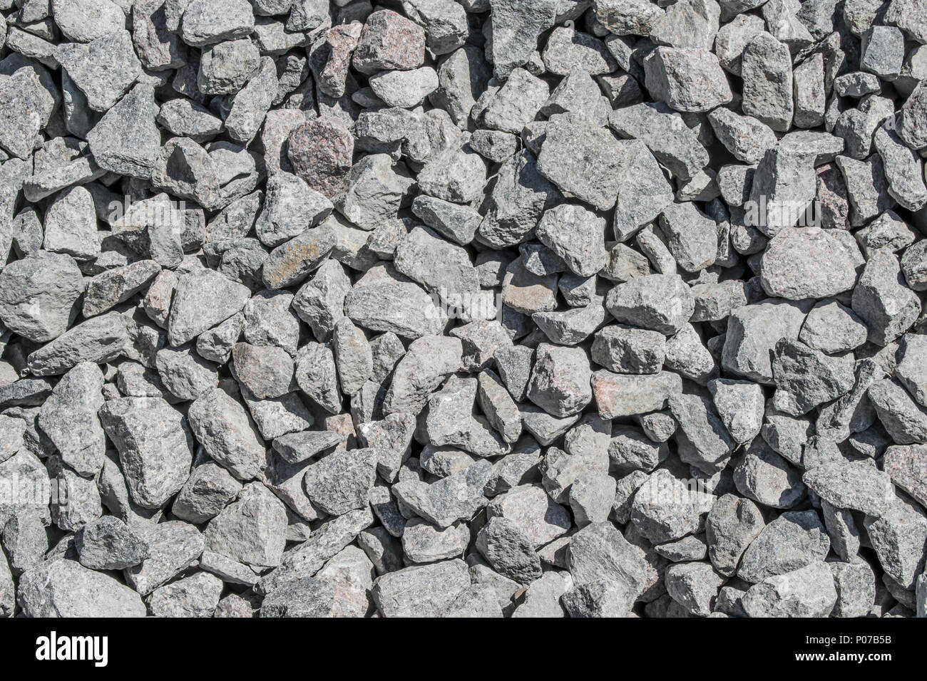 texture of natural stone, crushed stone specially crushed to size Stock ...