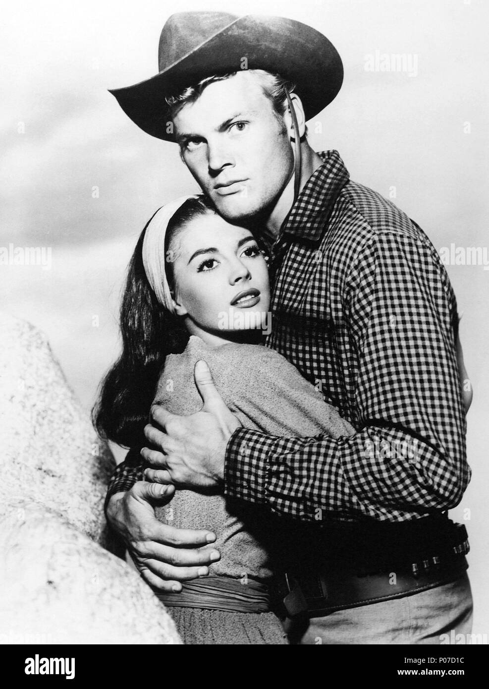 Original Film Title: THE BURNING HILLS. English Title: THE BURNING ...