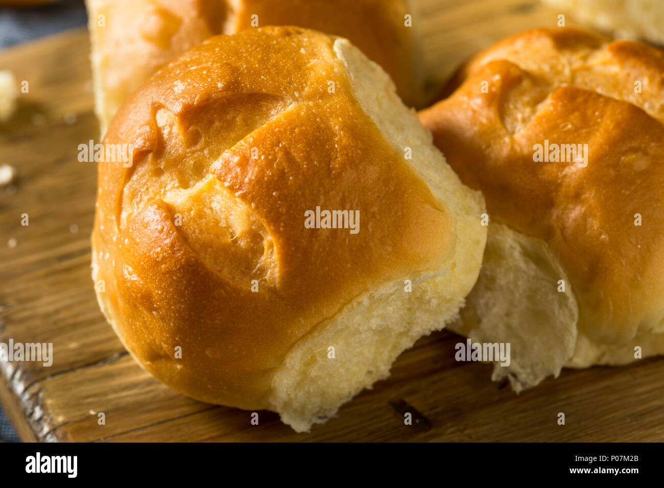 Sweet Homemade Dinner Rolls Ready to Eat Stock Photo - Alamy