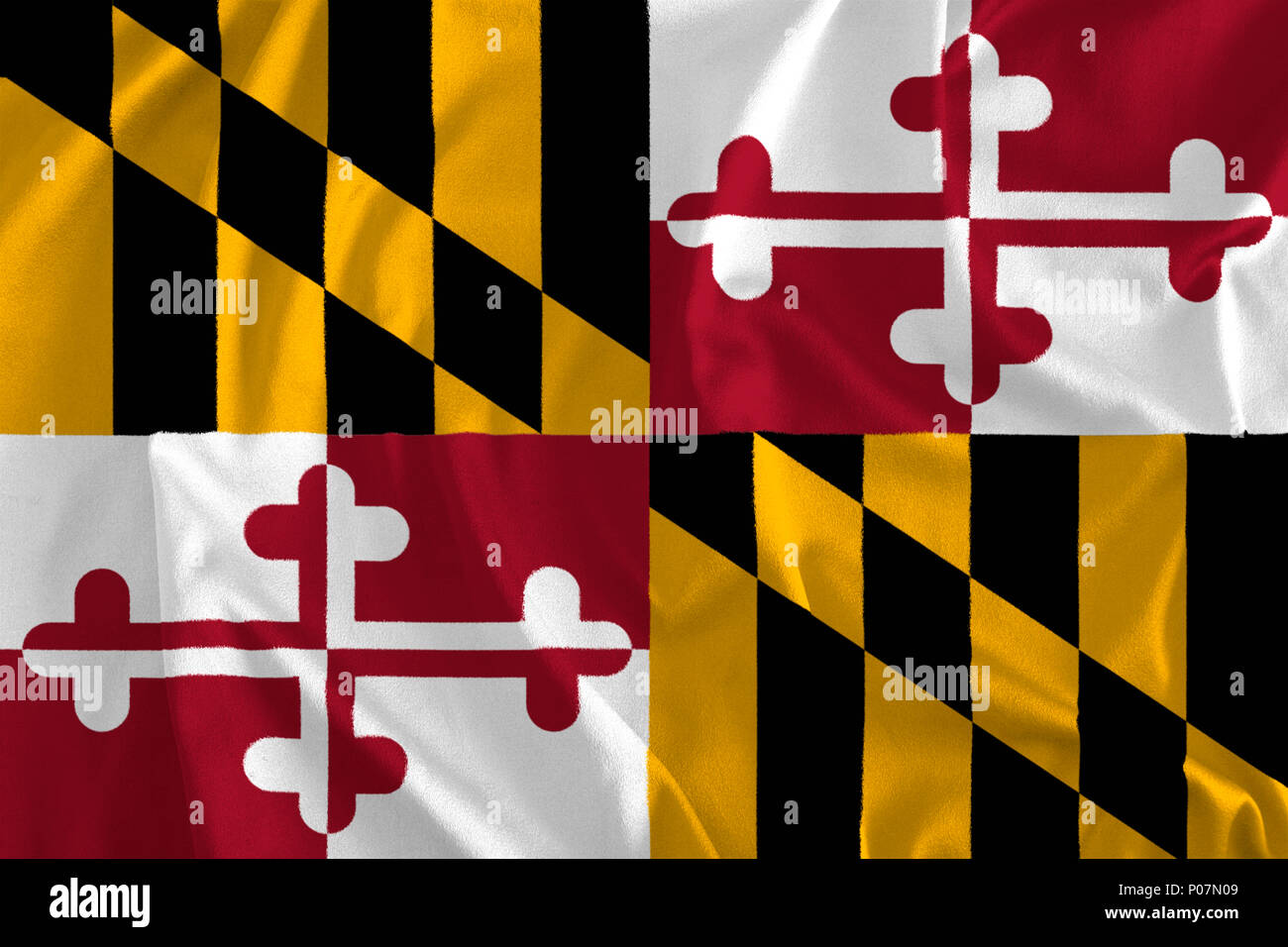 Flag of Maryland Background, Old Line State Stock Photo - Alamy