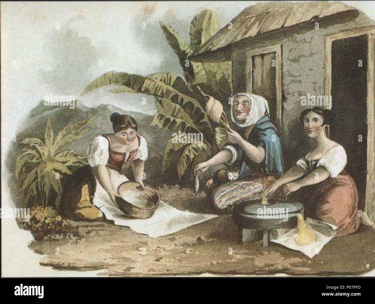 . Português: Rural Occupations. Litografia, 22,5 x 11,6 cm. Pub. in A ...