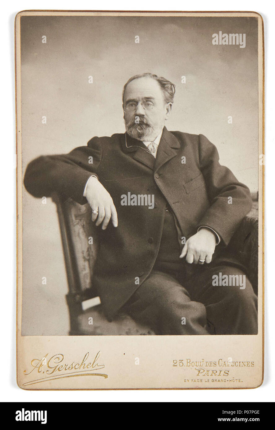 9 Ancienne collection François Émile-Zola - Émile Zola 10 Stock Photo ...