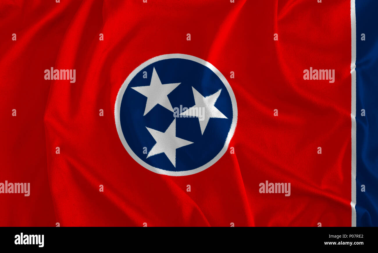 Flag of Tennessee Background, The Volunteer State Stock Photo - Alamy