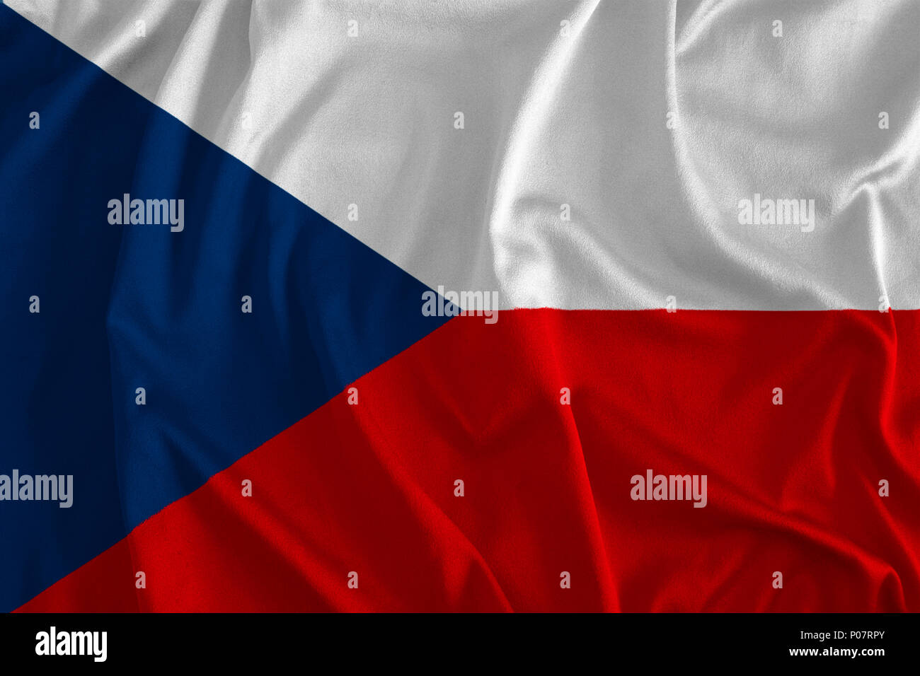 Flag of the Czech Republic Background Stock Photo - Alamy