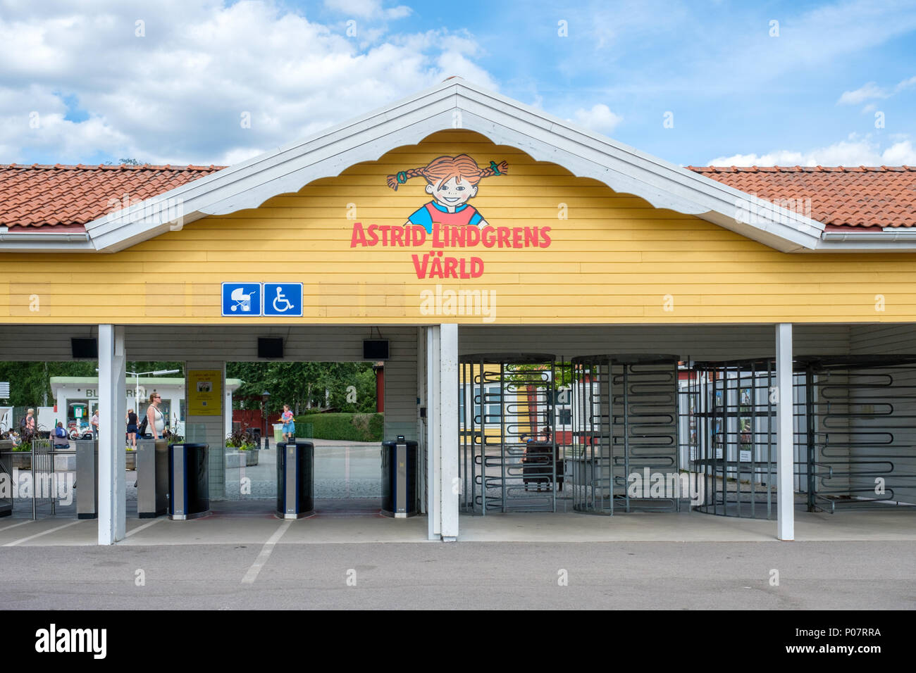 Astrid Lindgrens world in Vimmerby. This is a popular theme park in ...