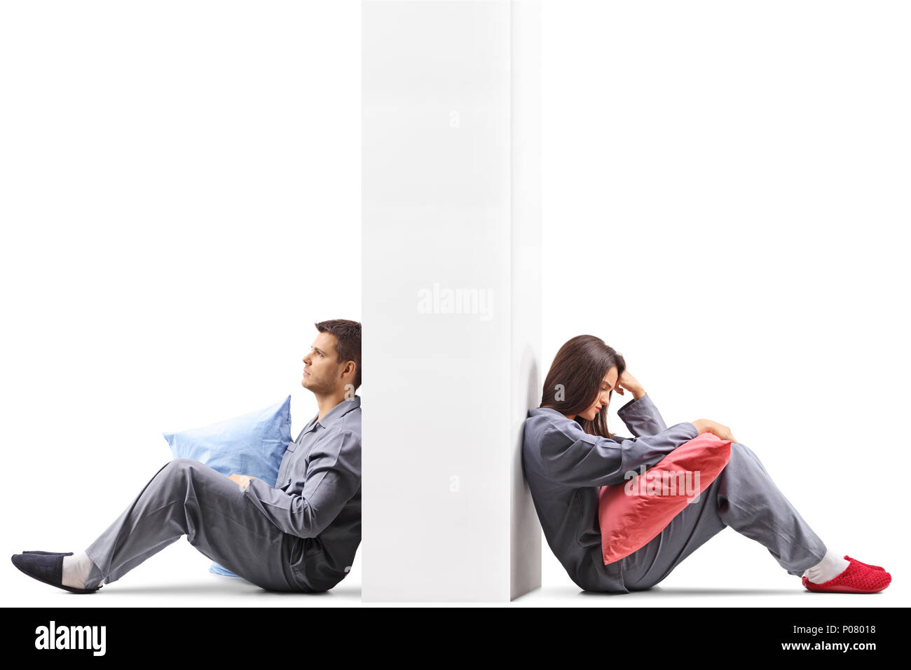 Two people sitting apart hi-res stock photography and images - Alamy