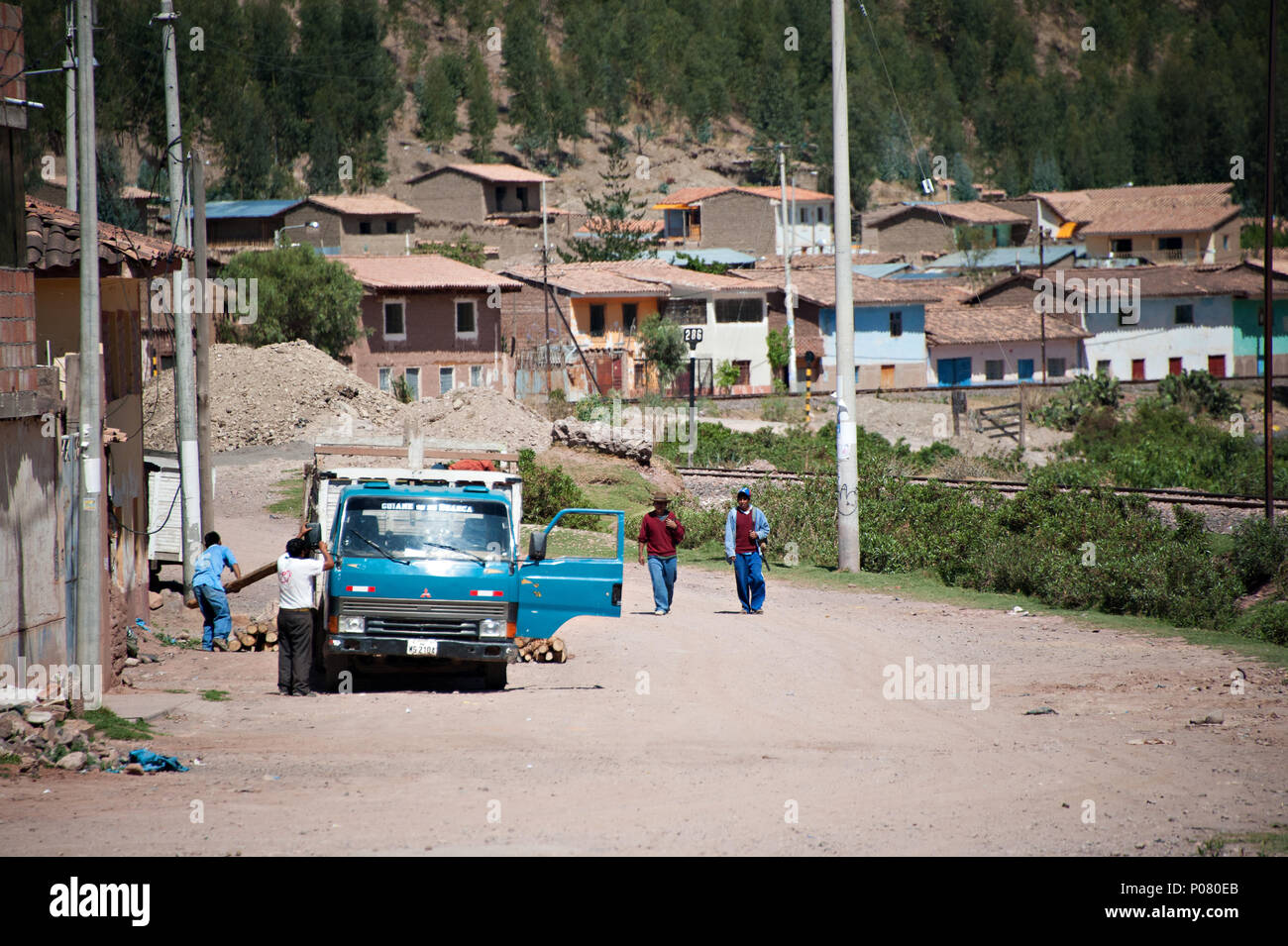 A journey on Peru Rail Stock Photo - Alamy