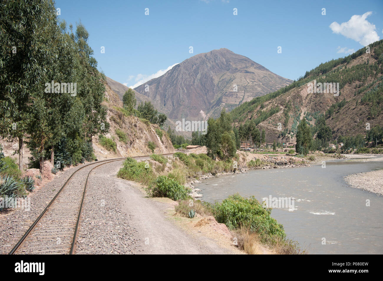 A journey on Peru Rail Stock Photo - Alamy