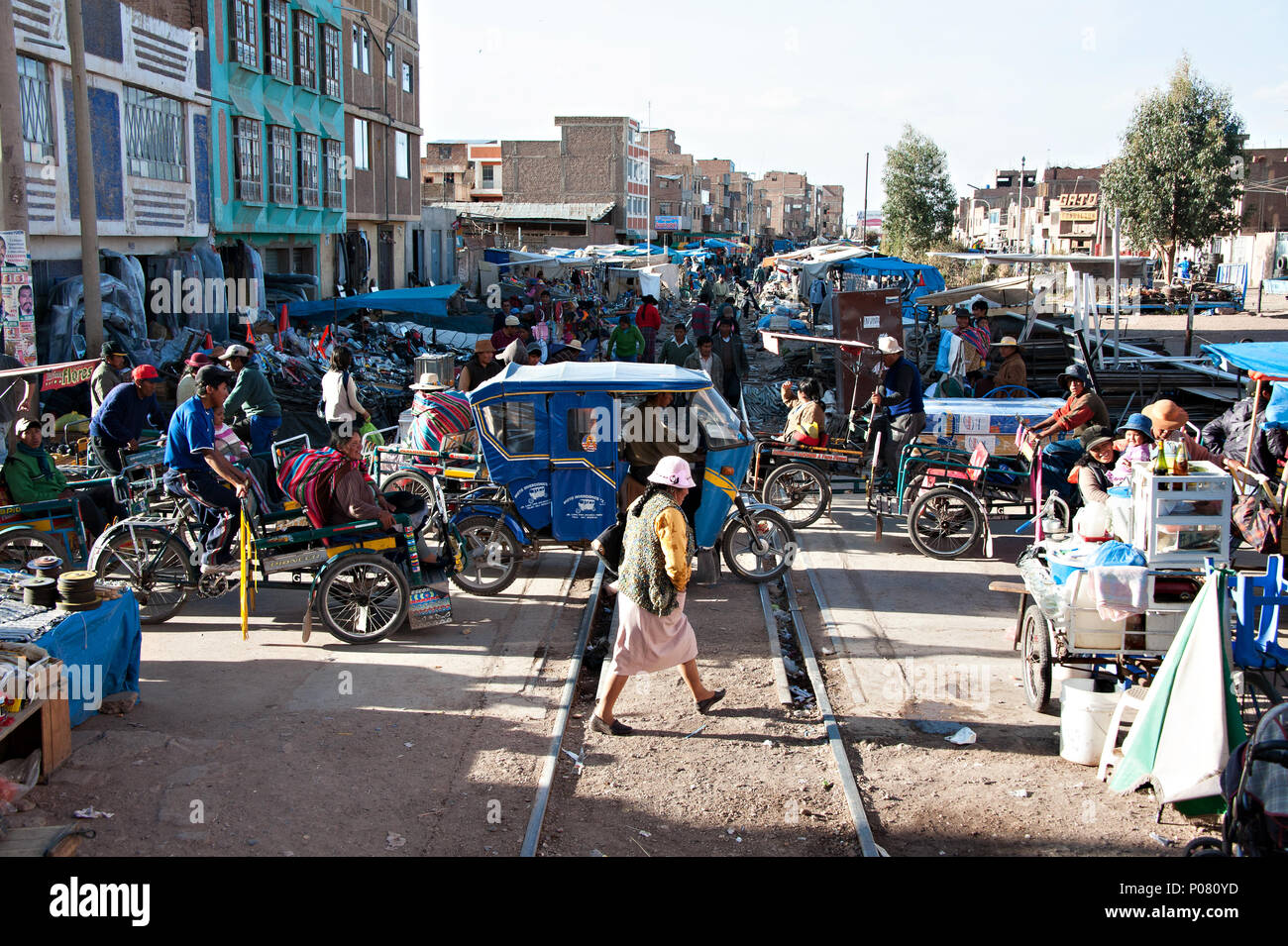 Street photography showing the journey through the market town of ...