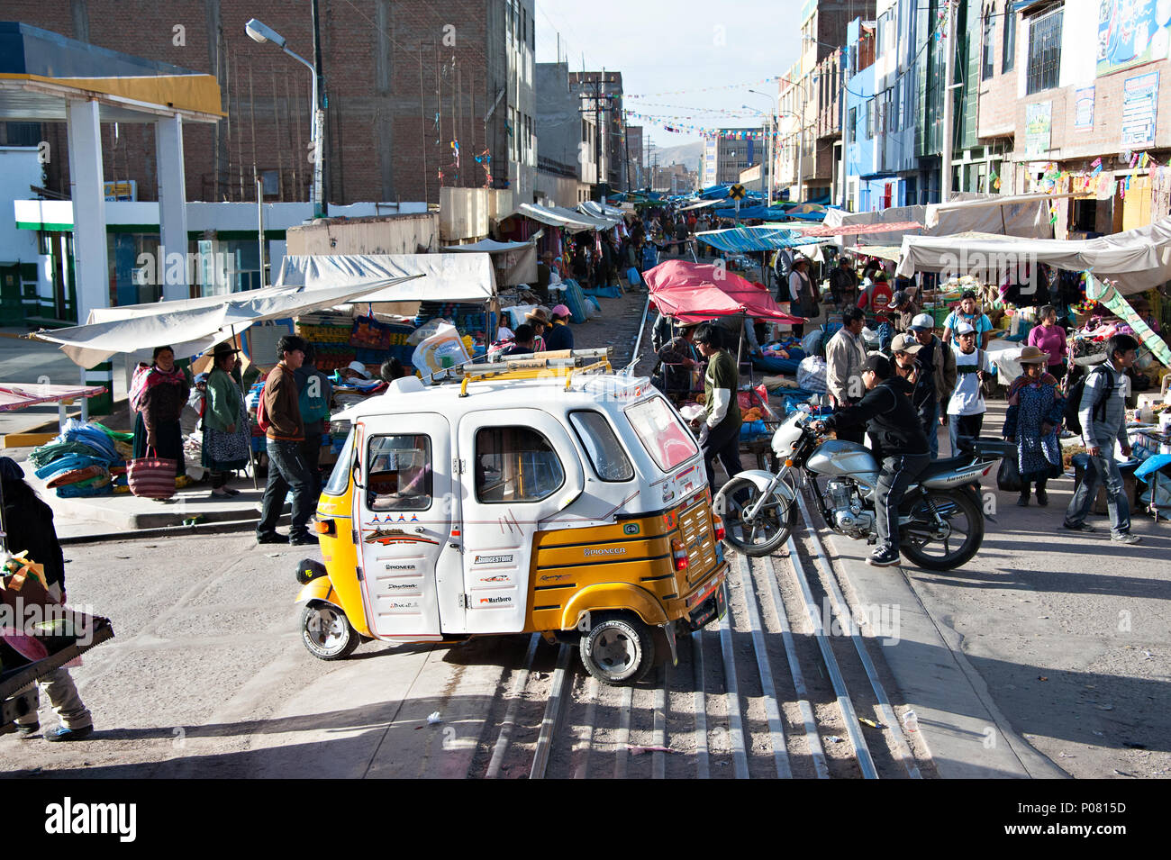 Street photography showing the journey through the market town of ...