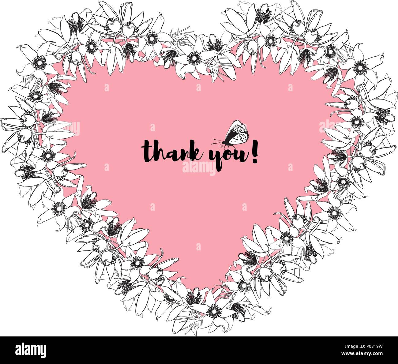 Delicate butterfly shape Stock Vector Images - Alamy