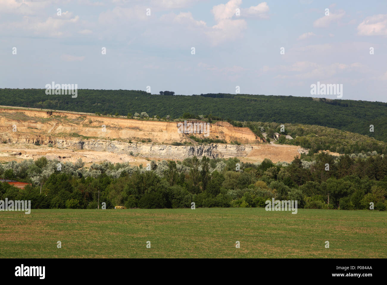 sand pits. Ukraine Ternopil region Stock Photo - Alamy