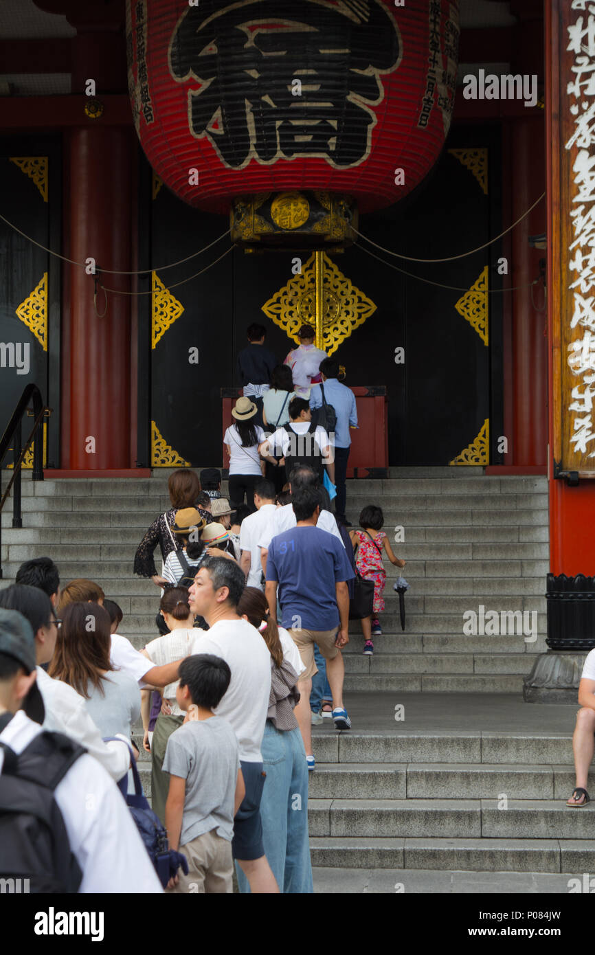 Tokyo, Japan - July 22, 2017.: Senso-ji also known as Asakusa Kannon ...