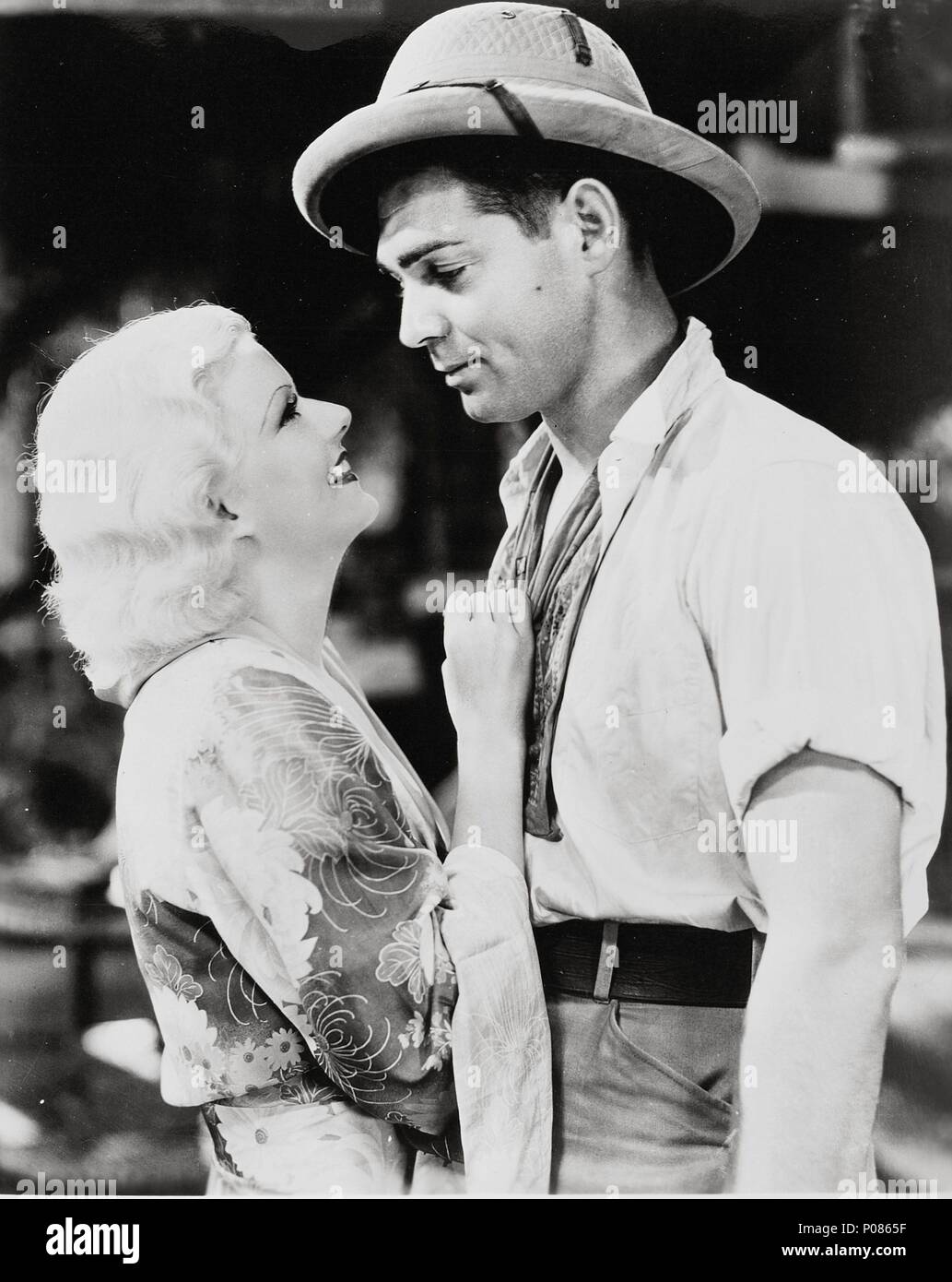 Clark Gable Red Dust Jean Harlow High Resolution Stock Photography and ...
