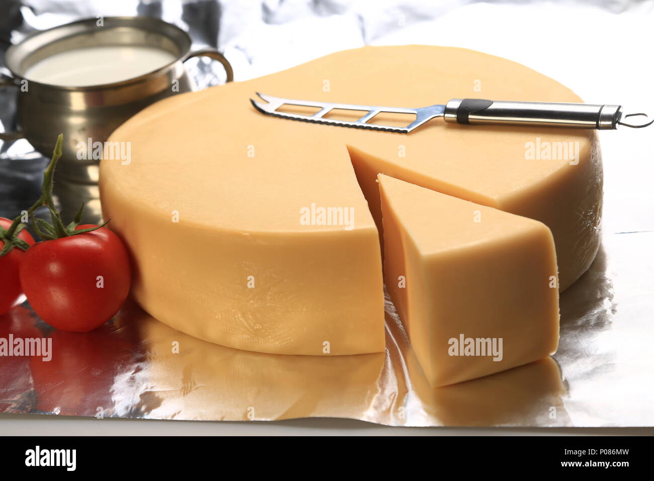 Old cheese wheel hi-res stock photography and images - Alamy